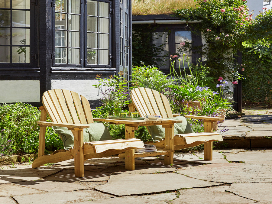 Double garden chair RELAX